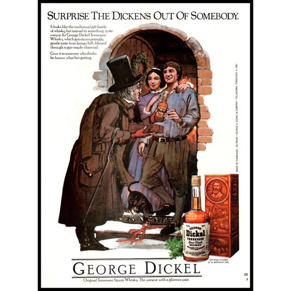 George Dickel | Art | 982 George Dickel Whiskey Vintage Print Ad ...